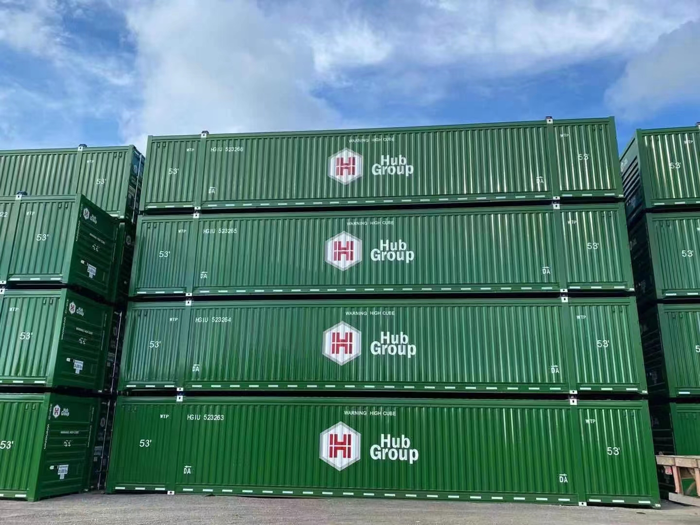 China 53HC High Cube Brand New Shipping Container high volume cargo ...