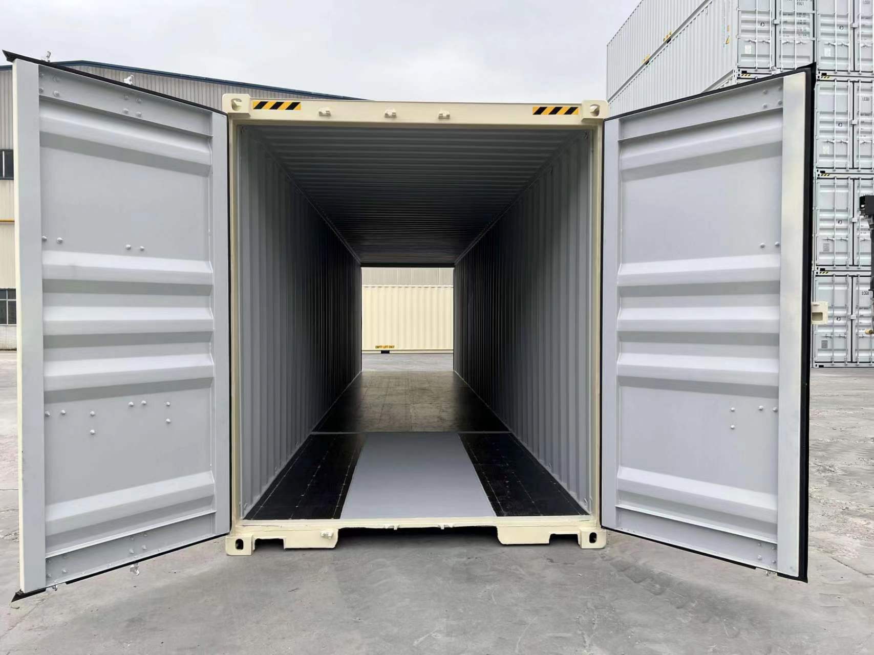 China 40ft DD New double door dry shipping container easyload cheap ...